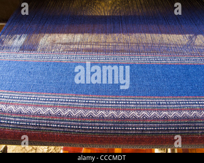 Traditional pattern of weaving of Thai Lue (Tai Lu) people in northern ...