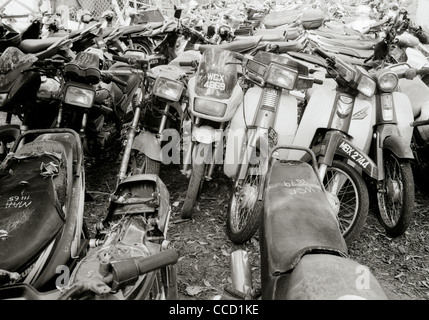 Documentary Photography - Motorbike scrapyard In Melaka Malacca in ...