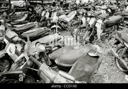 Documentary Photography - Motorbike scrapyard In Melaka Malacca in ...