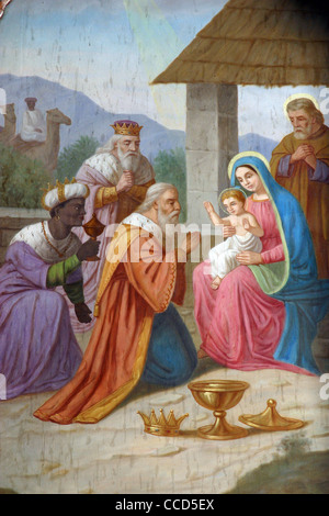 The Adoration of the Magi Stock Photo - Alamy