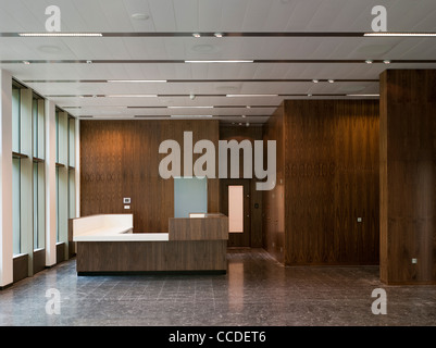 british embassy, tony fretton architects, warsaw, 07/07/09 detail of ...
