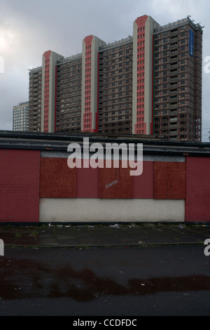 Red Road Flats Springburn Glasgow Stock Photo - Alamy