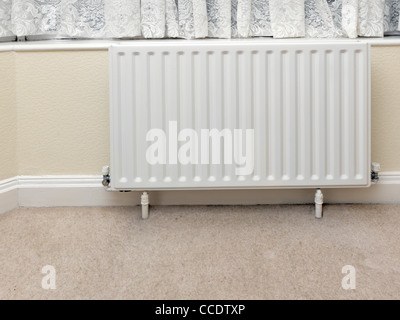 heating radiator under window in the room Stock Photo - Alamy