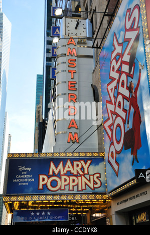 Broadway, Mary Poppins show poster, New York, USA Stock Photo - Alamy
