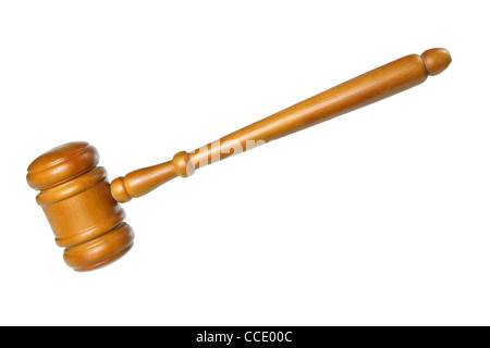 Wooden gavel Stock Photo - Alamy