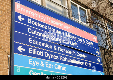 surgical department sign Stock Photo - Alamy