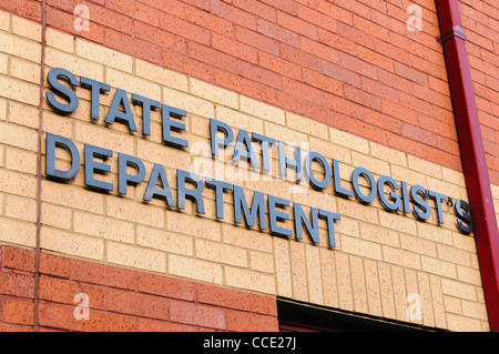 State Pathologist's Department, Belfast Royal Victoria Hospital Stock ...