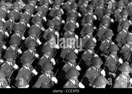 Military ceremonial at the military parade of the National People's ...