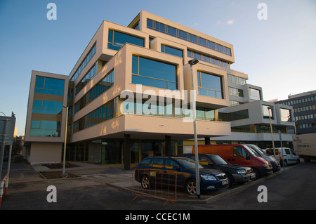 Finished Qubix 4 Praha office building part of Stetkova 18 business ...