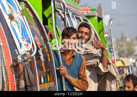 Decorated bus in Punjab Province, Pakistan Stock Photo - Alamy