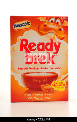 Ready brek porridge oats box breakfast cereal weetabix brand cut out ...