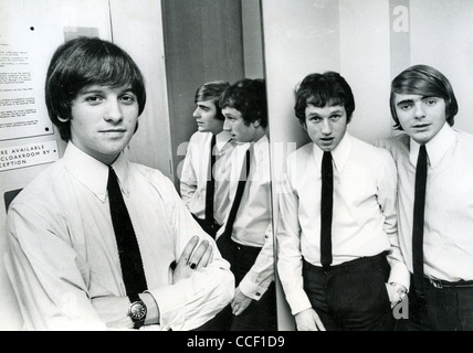 THE MINDBENDERS UK pop group in August 1966. From left: Bonb Lang, Rick ...