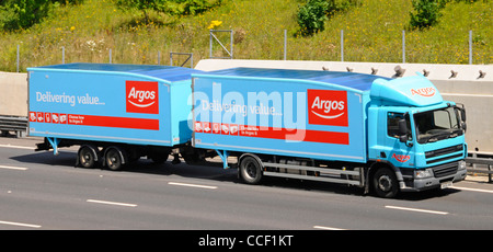 An Argos delivery truck Stock Photo - Alamy