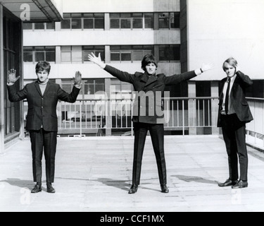 THE MINDBENDERS UK pop group in August 1966. From left: Bonb Lang, Rick ...