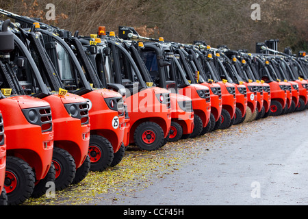 Linde headquarters of fork lift production in Aschaffenburg, Germany ...