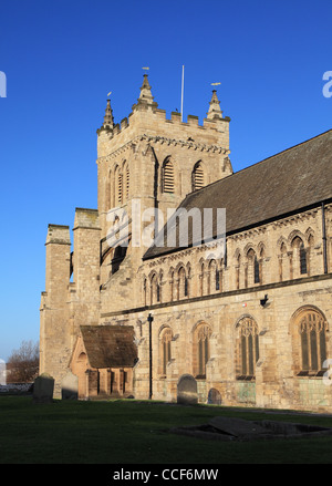 Hartlepool Headland St Hildas 12th century church view of the nave and ...