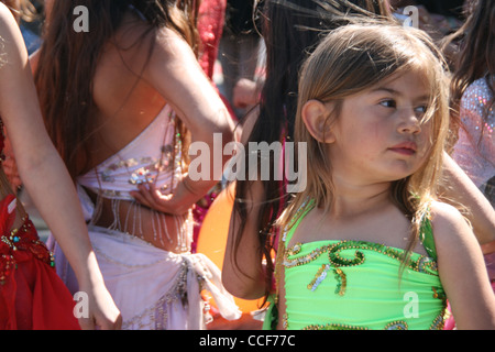 gypsy rom girls wearing traditional costume at an event in rome italy ...