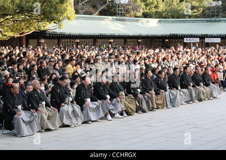 TOKYO, Japan - Sumo grand champion Hakuho (C) and his wife Sayoko give ...
