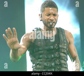 Usher performing live in concert as he opens his UK tour in Nottingham ...
