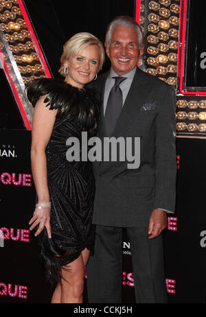 GEORGE HAMILTON & WIFE arrives for the premiere of the film 'Burlesque ...