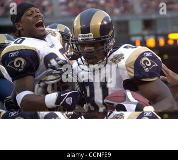 St. Louis Rams DE Leonard Little (91) and Pisa Tinoisamoa (50 ...