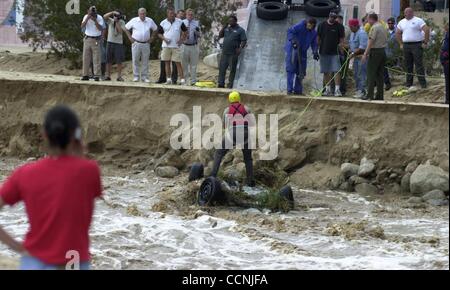 Aug 26, 2003 - Twentynine Palms, California, U.S. - A family member ...