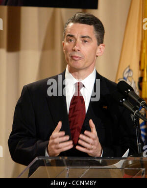 Nov 8, 2004; Trenton, NJ, USA; New Jersey Governor JAMES E. MCGREEVEY ...