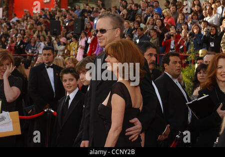 Actress Susan Sarandon (2-L) and her husband, actor Tim Robbins (R ...