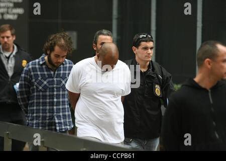 Rap mogul Kareem 'Biggs' Burke,(white shirt) who helped launch Jay-Z's ...