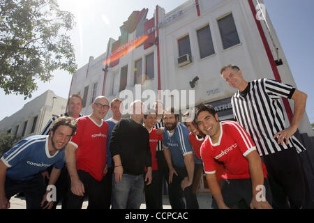 James Bailey artistic director of Comedysportz, and his actors (Photo ...
