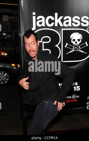Ehren McGhehey at the premiere of "Jackass 3D" at The Museum of Modern ...