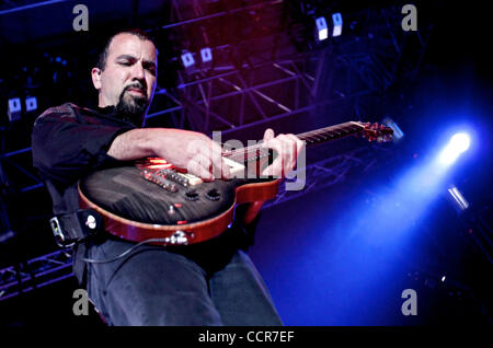 Tony Rombola, lead guitarist of the hard rock band Godsmack, performs ...