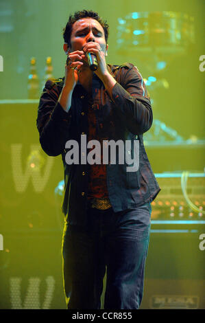 Singer Chris Taylor Brown of the band Trapt performs at Rock on the ...