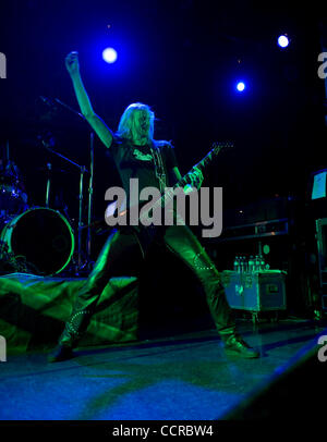 March 15, 2010 - Chicago, IL, USA - Alex Berkson of the band Powerglove ...