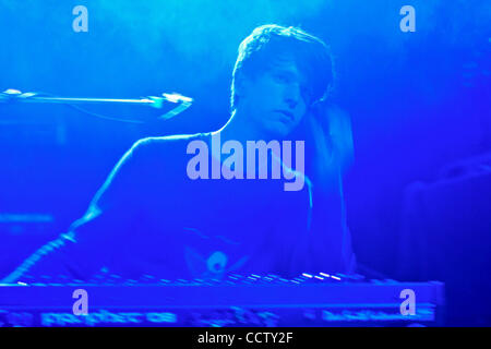 James Blake performs at Stubbs during SXSW 2011 in Austin Texas on ...