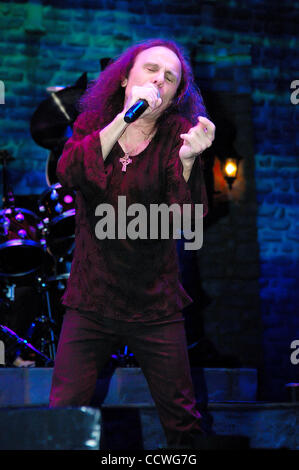 RONNIE JAMES DIO (1942-2010) Italian-American rock musician about 1984 ...