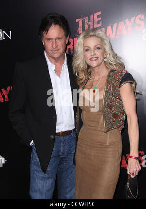 Robert Hays and Cherie Currie Los Angeles Premiere of 'The Runaways ...