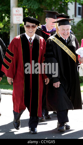 World renowned forensic scientist Dr. Henry Lee speaks at a High School in Connecticut USA Stock ...