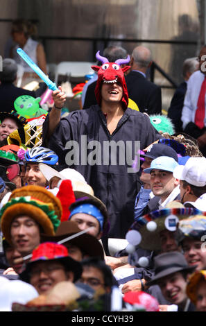 Yale Class Day Exercise tradition is graduates make hats the night ...