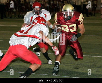 November 14, 2008, San Marcos, CA, USA High School football, Fallbrook ...