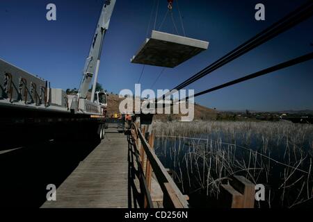 stress ribbon bridge Stock Photo - Alamy