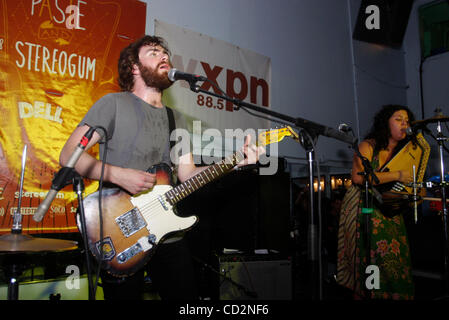 Liam Finn at Volume performing in Austin Texas on March 14, 2008 during ...