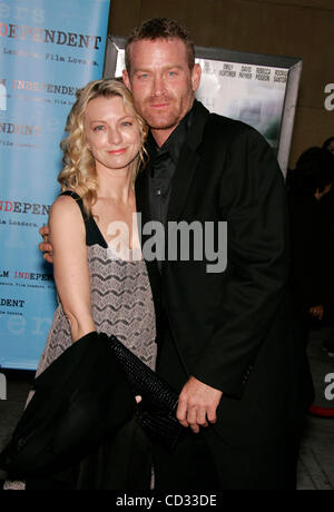 Actor Max Martini and wife Kim Restell attends the premiere Of Warner ...