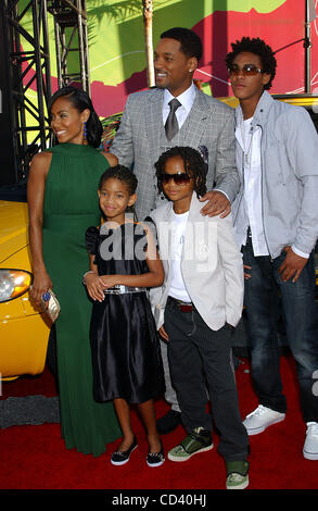 Will Smith and family. 30 June 2008 - Hollywood, California. The World ...