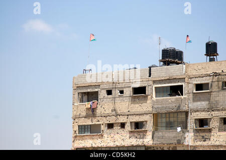 Destroyed buildings Rafah border, Gaza Strip, Palestinian Territories ...