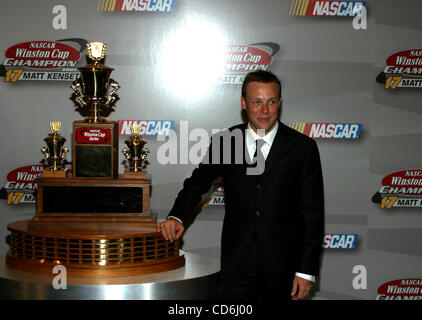 Nascar Winston Cup Champion Matt Kenseth celebrates winning the last ...
