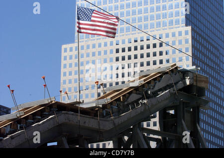 The historic Vesey Street Stair Remnant, known as the Survivors ...