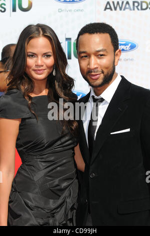 Singer John Legend arrives on stage during the dedication ceremony for ...