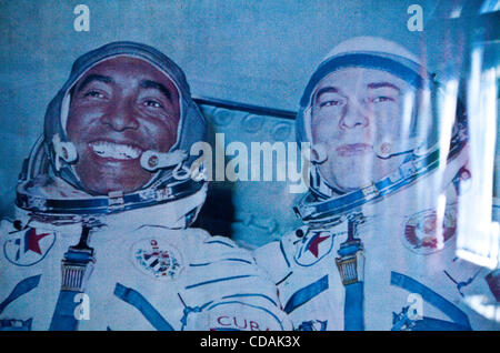 Arnaldo Tamayo Mendez, first Cuban astronaut, at the Hotel Nacional ...