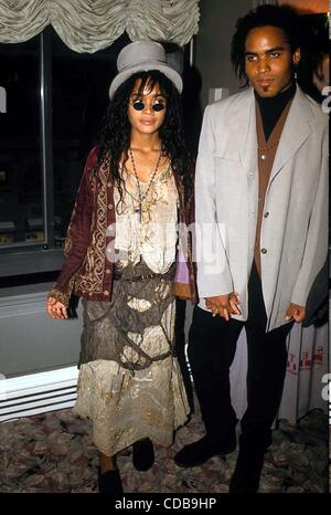 Lenny Kravitz And Lisa Bonet 1988 Credit: Ralph Dominguez/MediaPunch ...